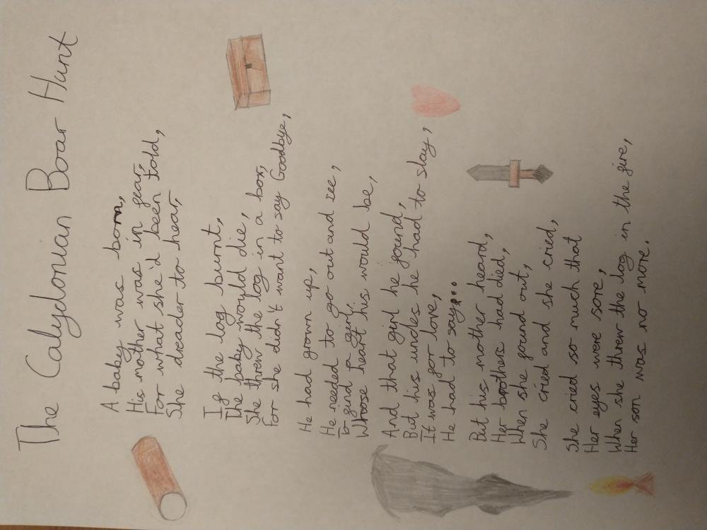 Calydonian Boar Hunt — poem with illustrations | Classic Tales